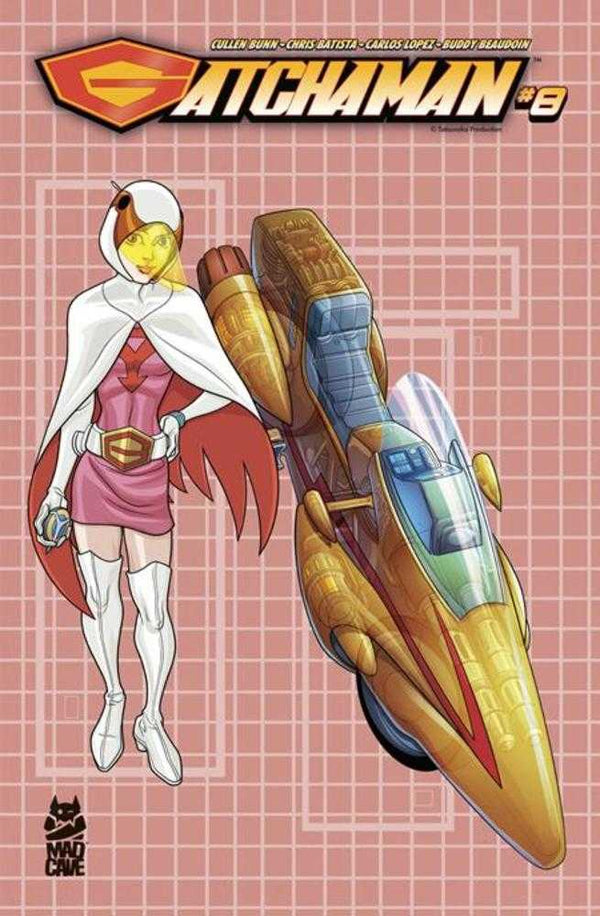Gatchaman #8 Cover B Chris Batista Blueprint Jun And G-3 Variant – FORBIDDEN PLANET COMICS